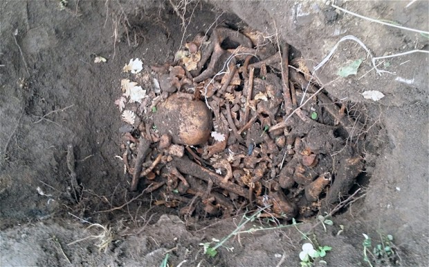 Amateur historians discover skeletons of British soldier from WWII