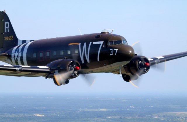 C-47 Dakota from WWII Returns to Site of D-Day