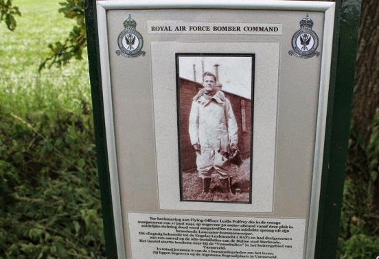 Village of Aalten Remembers WWII Flight Officer