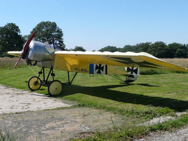 Man Builds Recreation of Fokker Eindecker