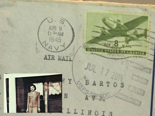 WWII Love Letters from Navy Man to His Lady Love Arrive Nearly 70 Years ...