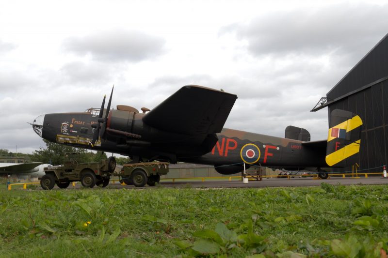 Handley Page Halifax III Bomber one-off night display at the Yorkshire ...