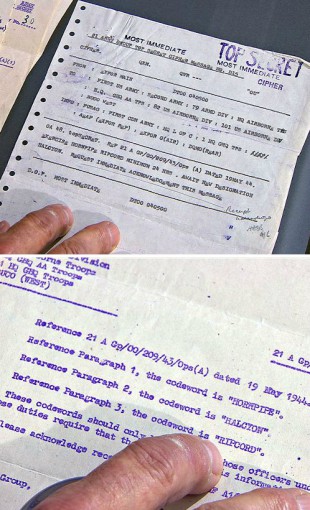 WWII Documents: D-Day Code Names were Changed in Fear They were Cracked