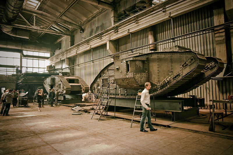 Did you know that the Ukraine has TWO Mark V tanks??