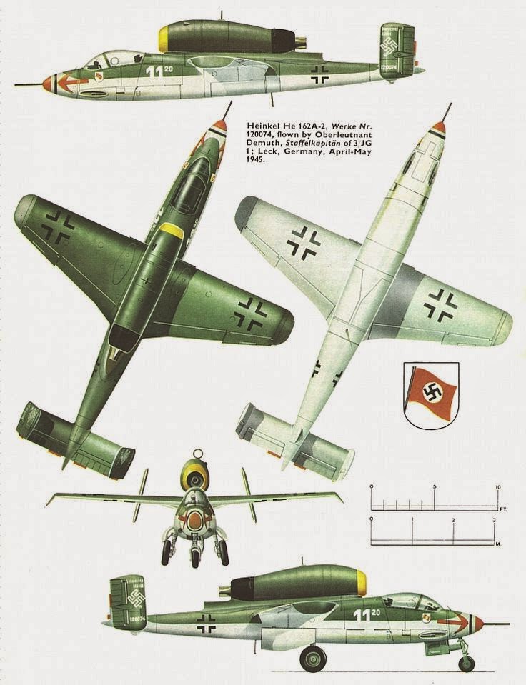 Last Gasp Jet Fighter Heinkel He 162