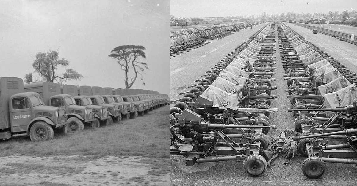 Gathering the Troops - Massive Build Up To D-Day - In Pictures