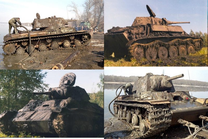 MUST READ: Images of tanks pulled from Russian, lakes, rivers & bogs ...