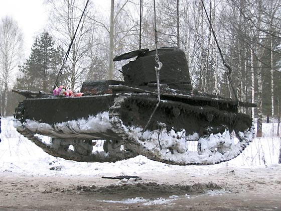 MUST READ: Images of tanks pulled from Russian, lakes, rivers & bogs ...