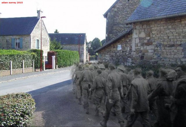 Ghosts of Time: 10 Incredible Pictures of Normandy 1944 and Now Combined!