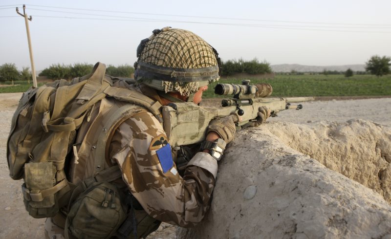 British Sniper Kills SIX Taliban Fighters With a SINGLE Bullet From ...