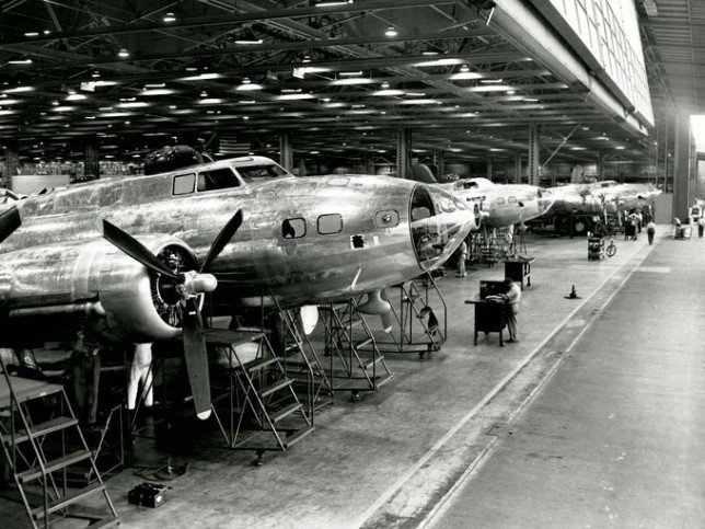 Old Boeing Plant has Some Secrets from World War Two