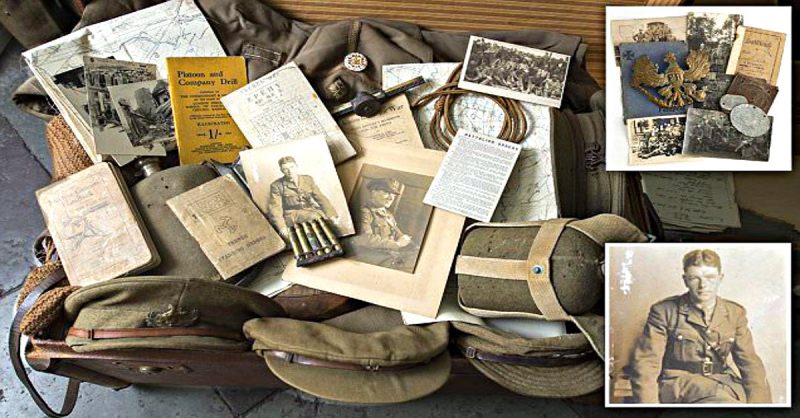 Trunk Containing Belongings of WWI Soldier Rediscovered A Century After ...