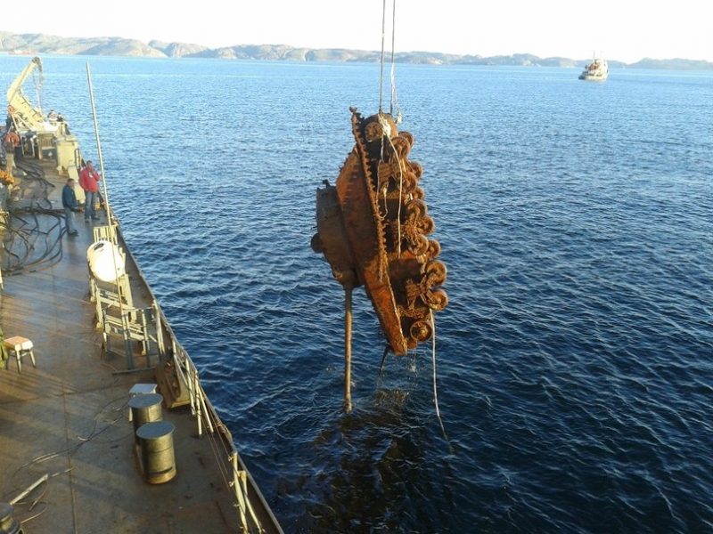 Sherman Tank Recovered From Ship Torpedoed By German U-Boat Off Russian ...