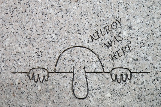 Who the heck was Kilroy? A tale of ships and wartime