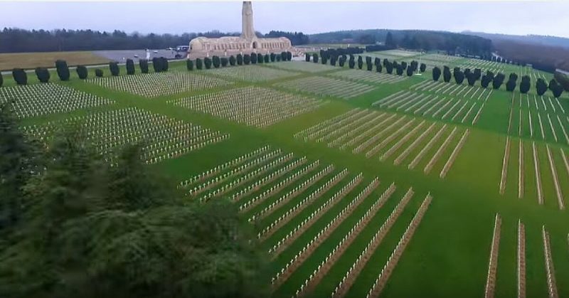 Breathtaking Drone Footage Flying Over The First World War Battlefields ...