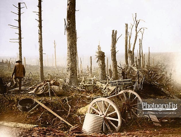 17 Haunting Coloured Pictures From the WW1 Battle of the Somme