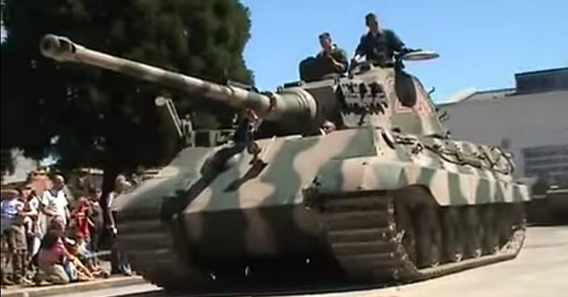 Fantastic... Starting And Driving The Only Operational King Tiger In ...