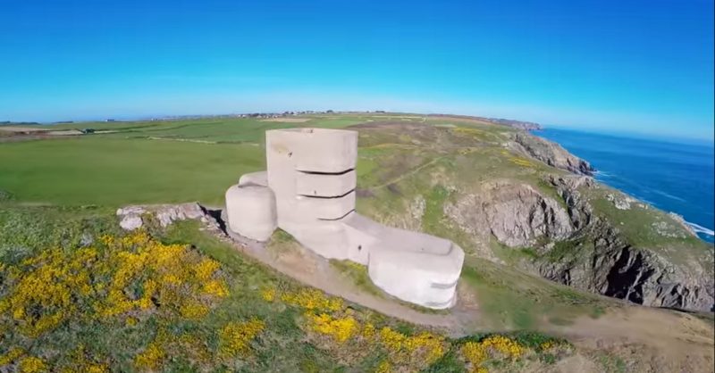 Stunning Drone's-Eye View Of Hitler's Atlantic Wall Towers On Guernsey ...