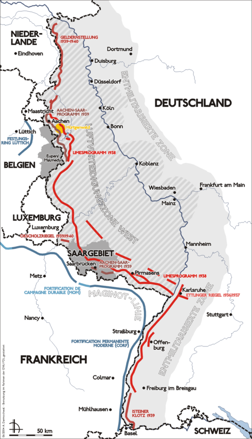 Hitler’s Fortified Siegfried Line Was Massive And Included 22,000 ...