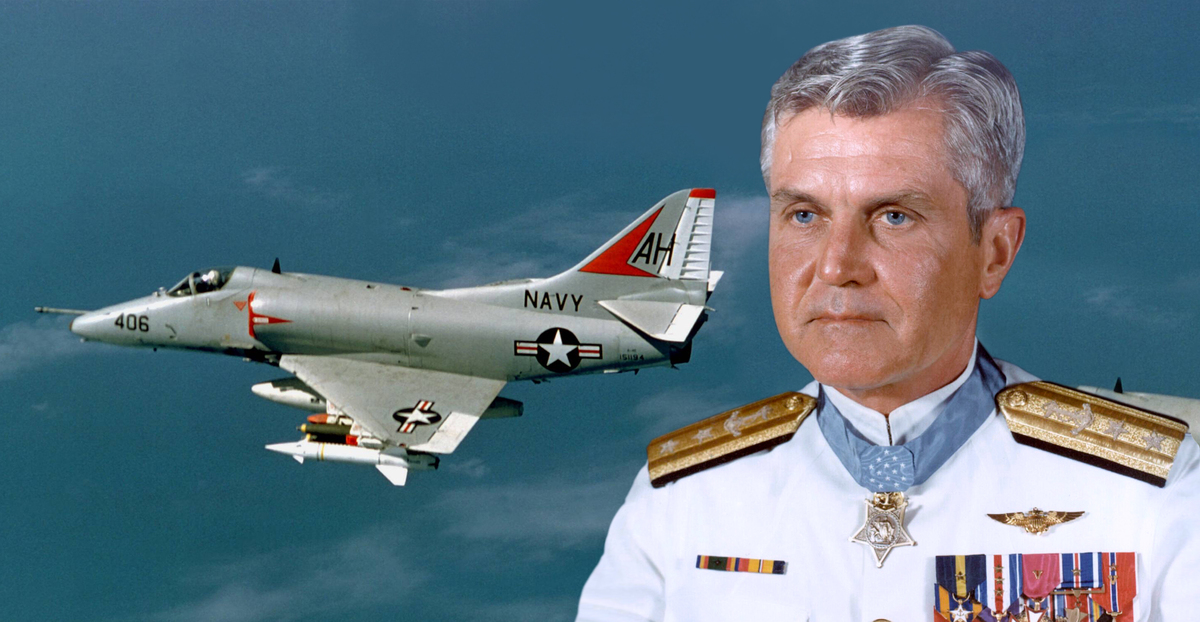 Vice Admiral Stockdale: “Hanoi Hilton” Beats His Face With a Stool ...