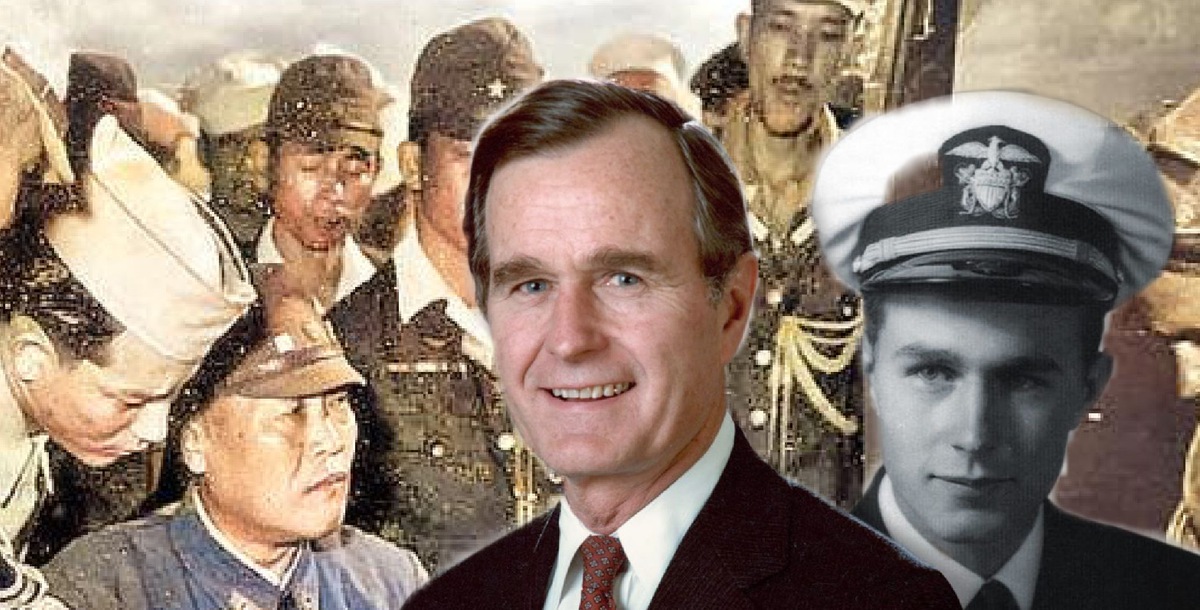 George H. Bush Narrowly Escaped Being Executed & Eaten By The Japanese ...
