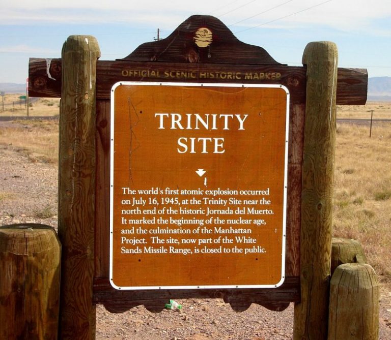 Trinity Site, Where the First Atomic Bomb Was Detonated - A Place that ...