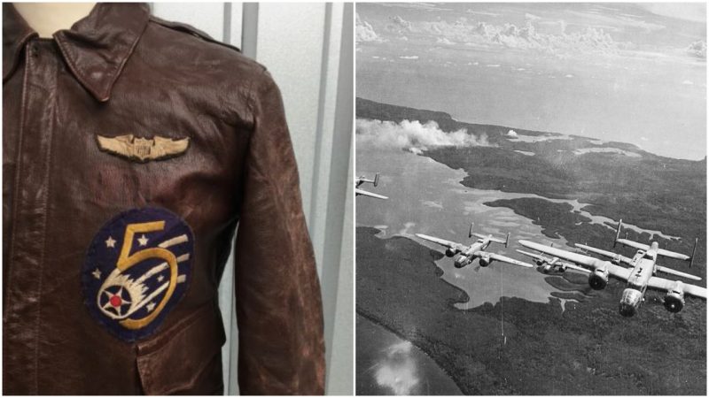 For Sale $1300 - Named WW2 A2 5th AAF Flight Jacket
