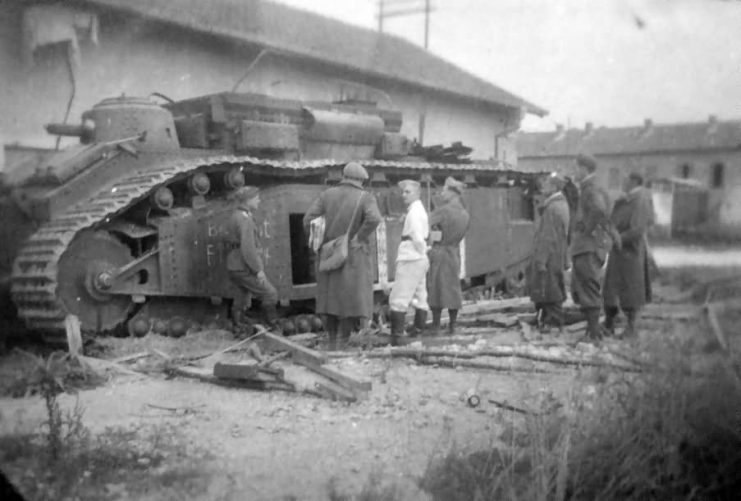Landhval Ahoy Fransk Super Tank Char 2C billeder Og Video Anne Marie