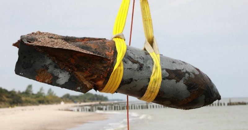 3 Giant Bombs Found Near Polish Beach - Massive evacuation (video inside)