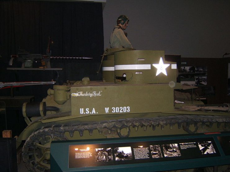 28 Photos of "Mae West" - US M2 Light Tank