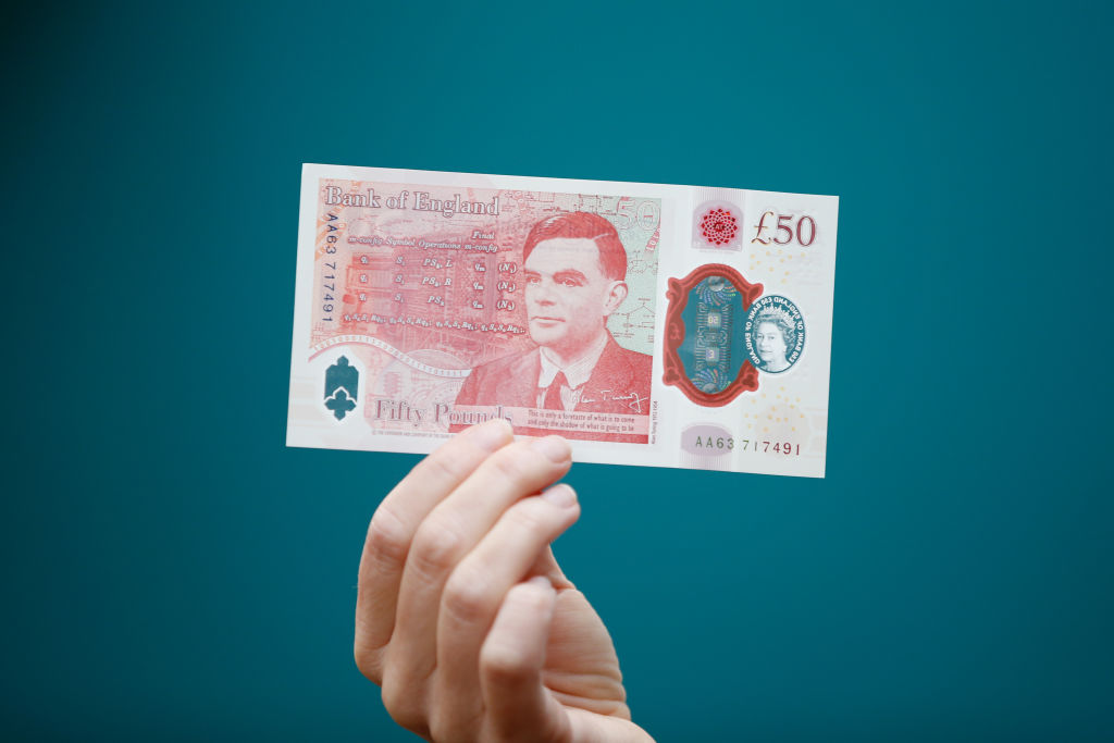 Alan Turing Featured On Newly Released £50 Banknote