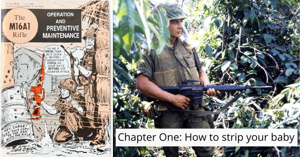 The Original Instruction Manual for the M16 was a Vietnam War Comic Book