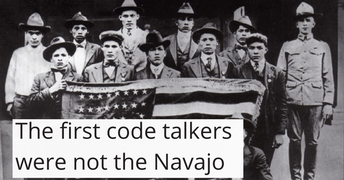 America's First Code Talkers Were Choctaw Soldiers During WWI