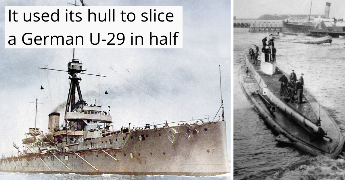 The HMS Dreadnought (1906) is the Only Battleship to Sink a Submarine