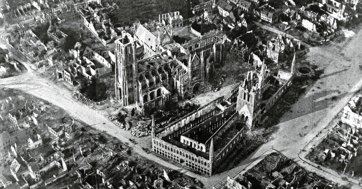 Video Footage Shows Extent of Damage Caused by Fighting in WW1