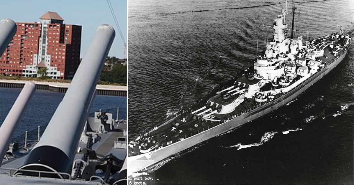 The Battleship that Fired the Last Shot of WWII
