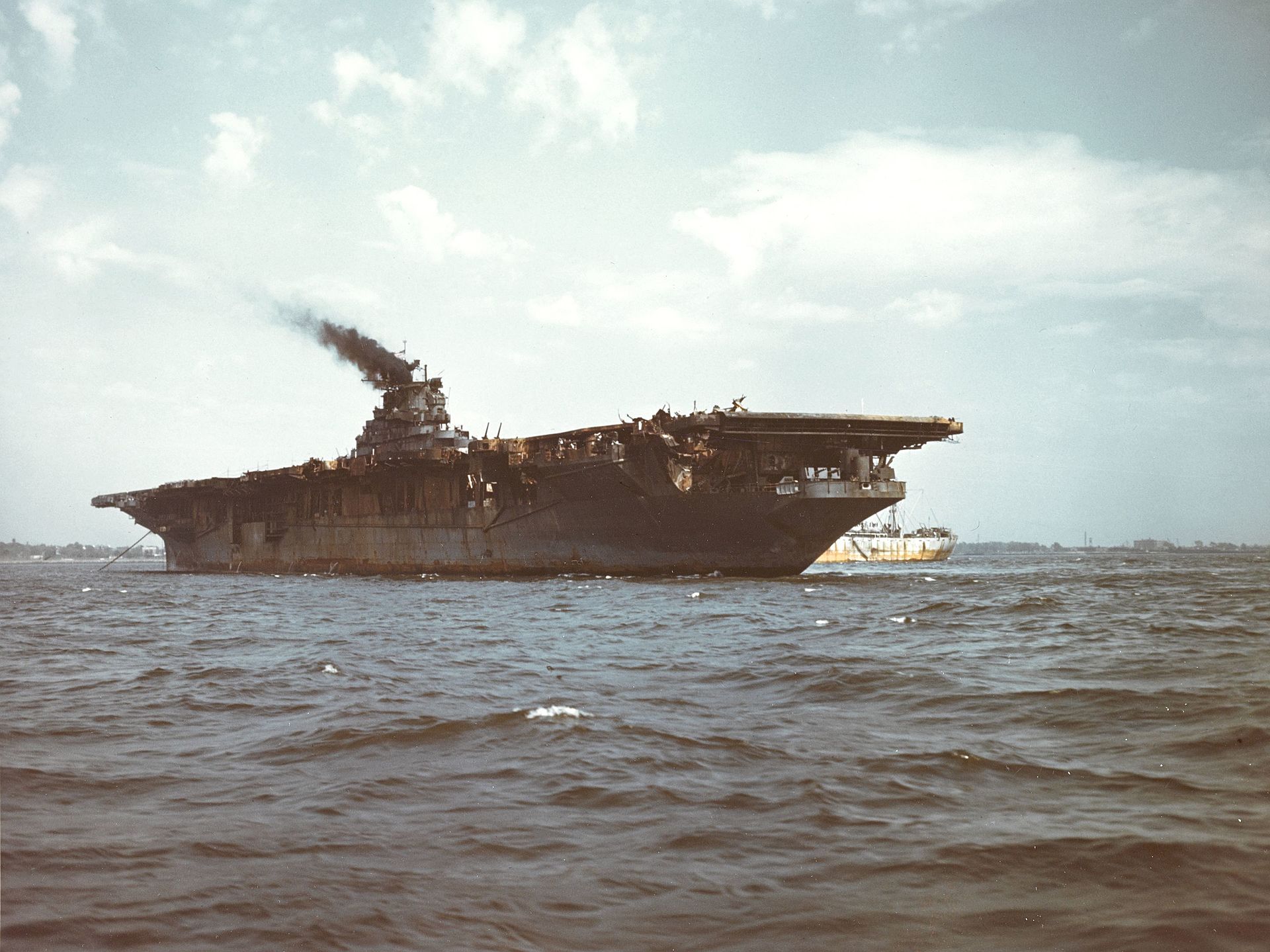 The USS Franklin was the Most Damaged Aircraft Carrier to Survive WWII