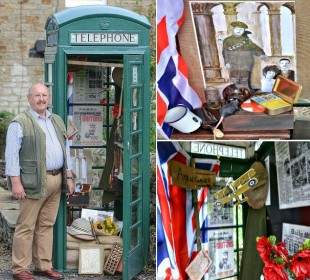 Listening Post - The Green Old Phone Box Turned into a Mini-WWI Museum ...