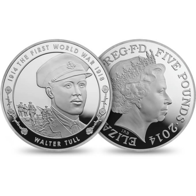 British Army's First Black Officer, Walter Tull, Commemorated on £5 ...