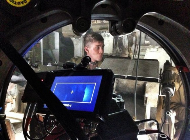 A ton of pictures from behind the scenes of the Fury film set | War ...