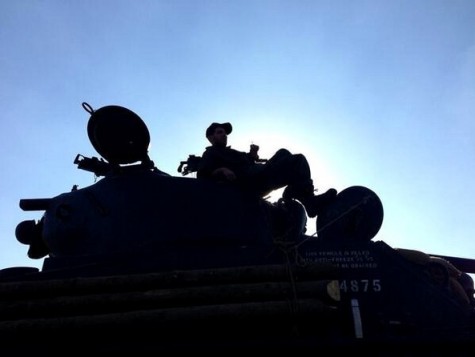 A ton of pictures from behind the scenes of the Fury film set | War ...