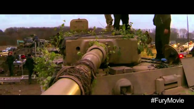 A ton of pictures from behind the scenes of the Fury film set | War ...