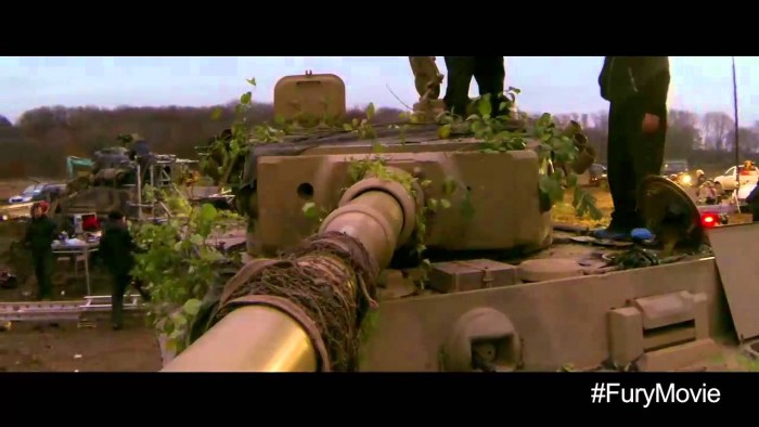 A ton of pictures from behind the scenes of the Fury film set | War ...
