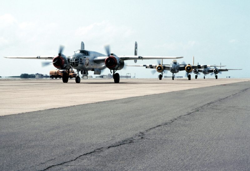Seen this before?? In 1992 B-25s Take Off From A Carrier Once More To ...