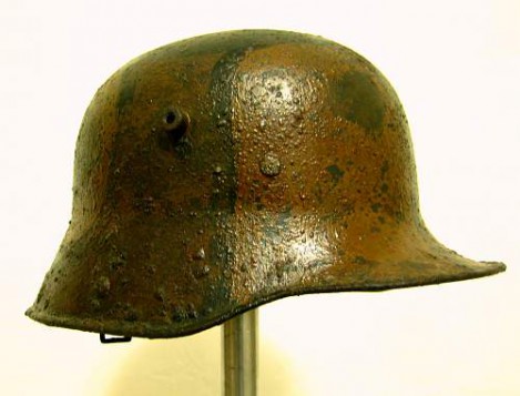 Battlefield relics dug up: Big collection of German helmets | War ...