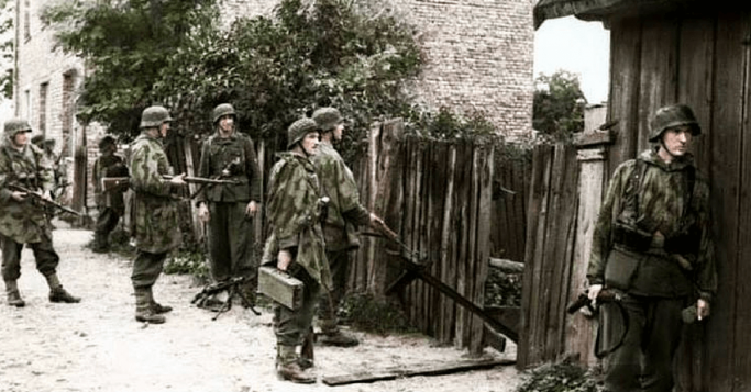 Watch This Rare WW2 German Combat Footage - In Color! | War History Online