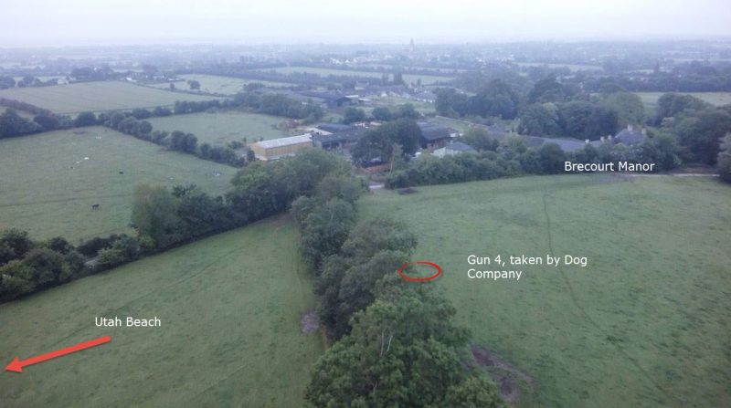Brecourt Manor - The Famous Band of Brothers battle - From the Air ...