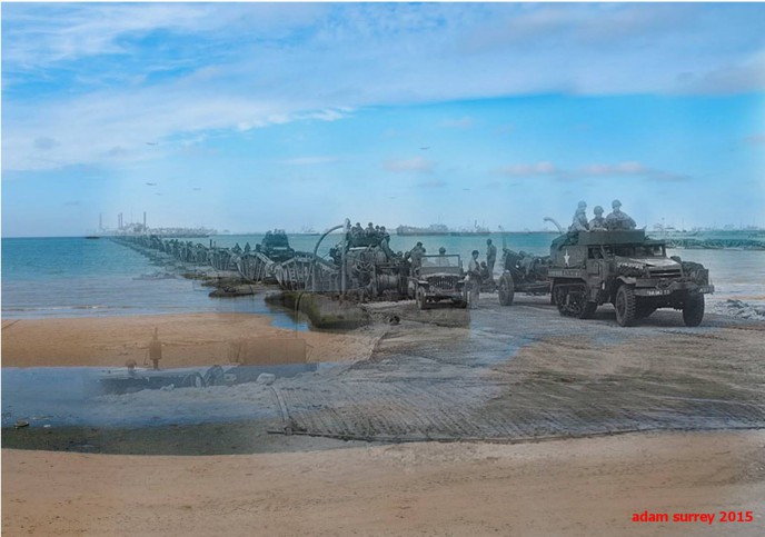 Ghosts of Time: 10 Incredible Pictures of Normandy 1944 and Now ...