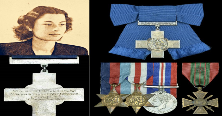George Cross of WWII Heroine Violette Szabo Sold for a Record Breaking ...