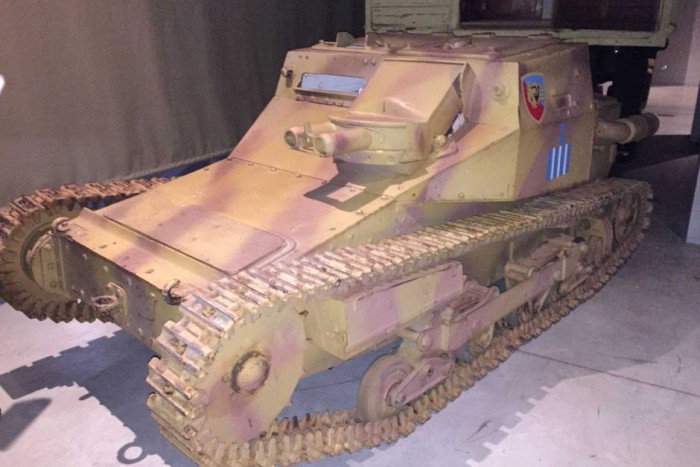 Italian WWII Tankette Captured in Africa On Display at Australian War ...